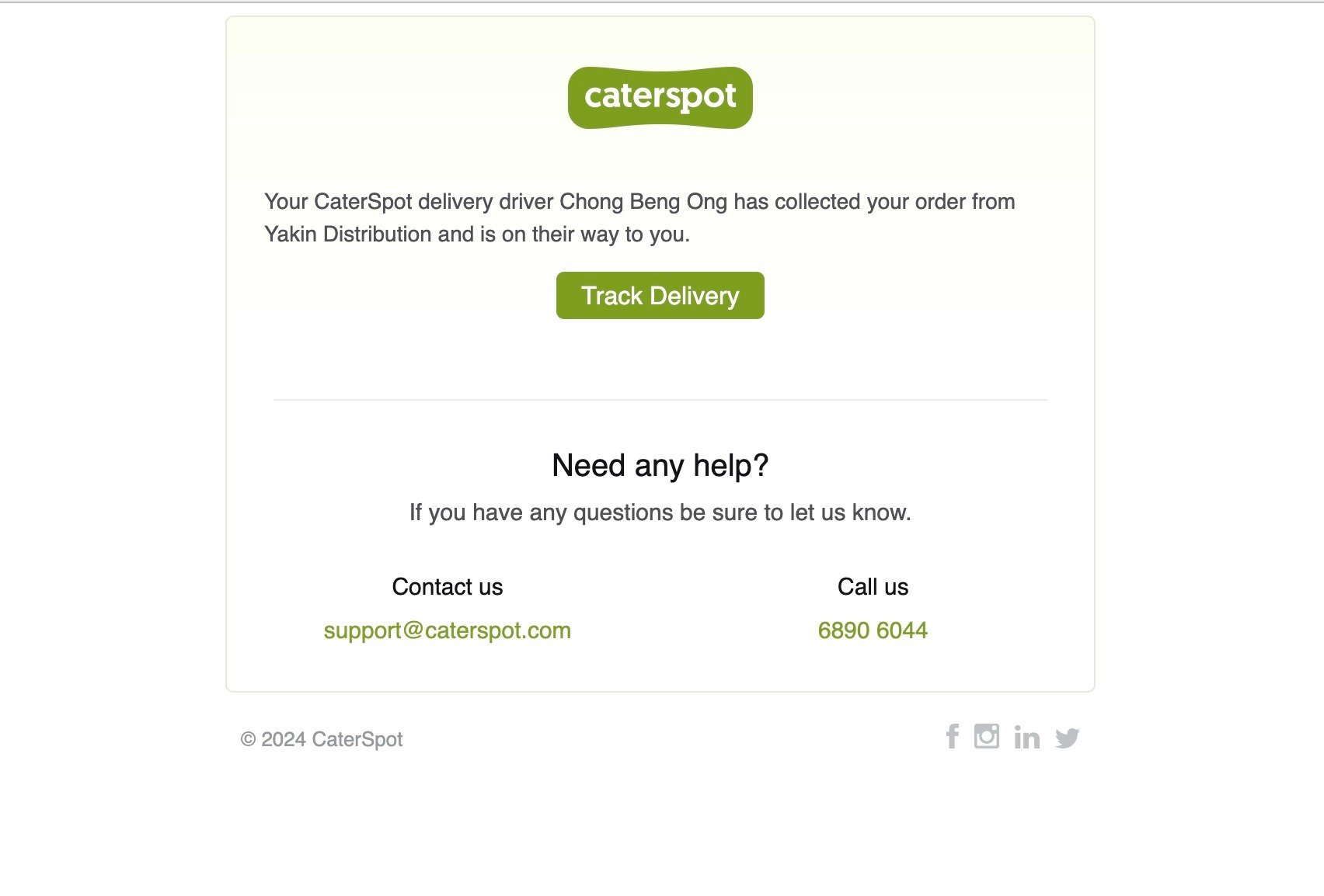 How do I track a delivery?