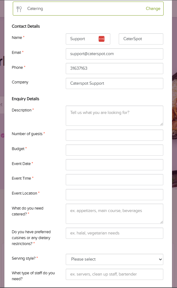 How to Request a Proposal for Bulk Orders on CaterSpot