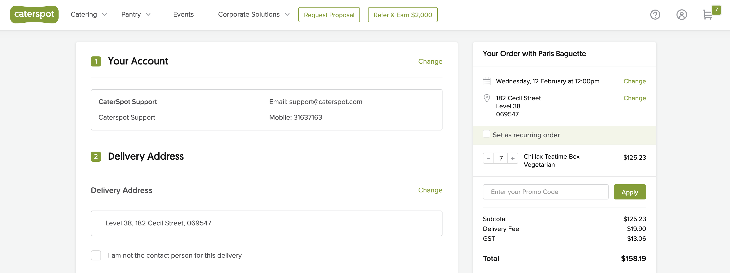 How to place an order