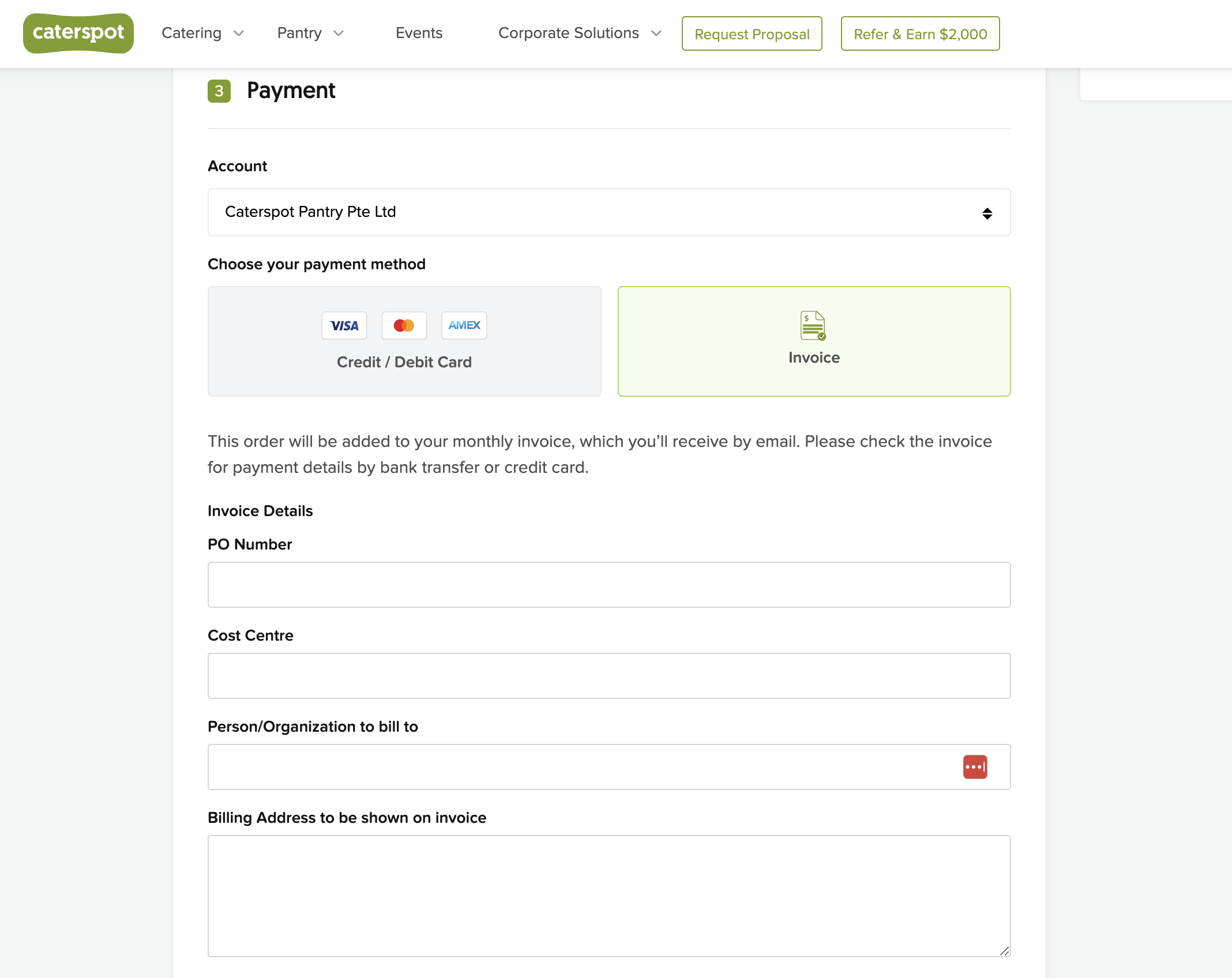 How to place an order
